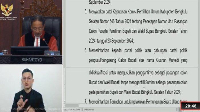 Respon Rifai Tajudin Usai MK Diskualifikasi Gusnan Mulyadi & Perintahkan PSU Pilbup Bengkulu ...