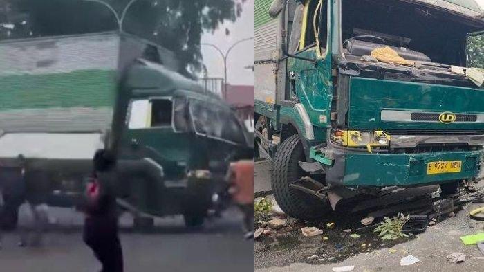 Sopir Truk Kontainer Ugal-Ugalan Tabrak 16 Mobil di Cipondoh Tangerang Nyaris Kabur - Halaman 3 ...