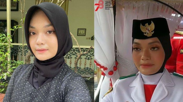 Sosok Ghania Pembawa Duplikat Bendera Merah Putih di HUT ke 78 RI ...