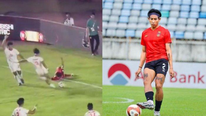 Sosok Hein Phyo Win, Pemain Myanmar yang Sengaja Tendang Bola ke Kepala Marselino Ferdinan ...