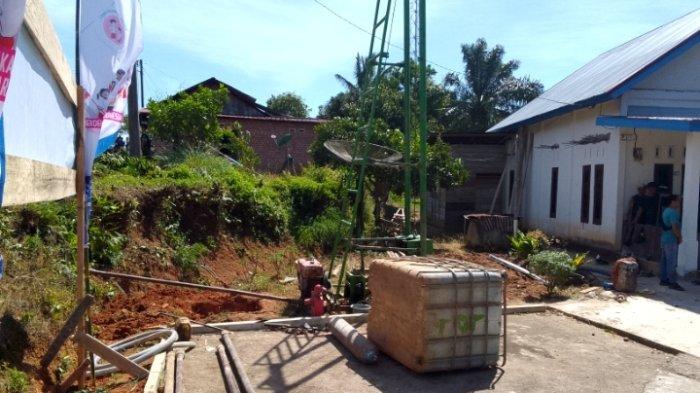 Bantu Air Bersih Satu Desa, Kodim 0409 Rejang Lebong Bangun Sumur Bor di Lokasi TMMD ...