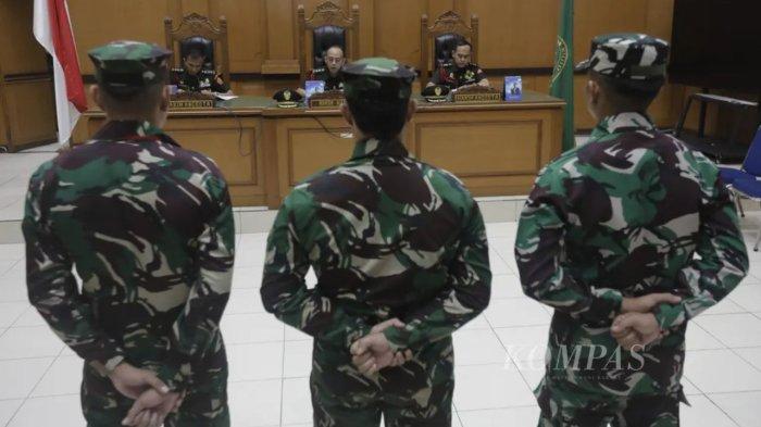 Pengadilan Militer Jatuhkan Vonis Penjara Seumur Hidup Dua Anggota TNI AL Penembak Bos Rental ...