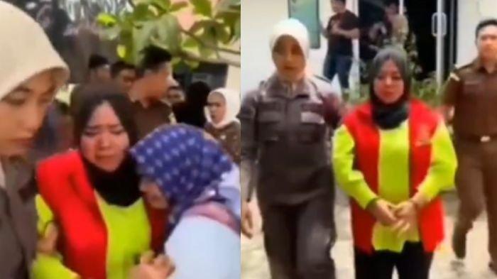 Momen Pilu Tina Rambe Dilarang Peluk Anak, Tahanan Dugaan Kasus Tolak Operasi Pabrik Kelapa ...
