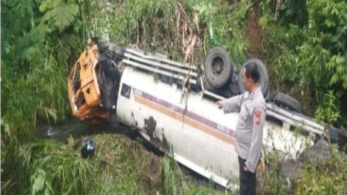 Truk Tangki CPO Terjun ke Jurang Sedalam 50 Meter di Rejang Lebong, Begini Kondisi Sopir ...