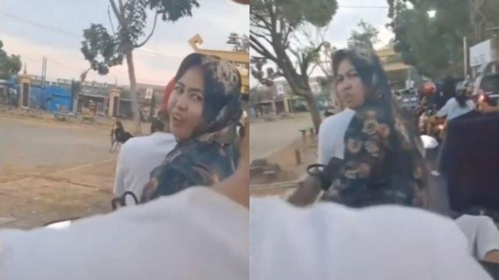 Aksi Emak-emak Ngaku Polisi Tak Terima Ditegur Serobot Jalan Hingga Hina Fisik Viral di Sosmed ...