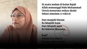 Lirik Lagu Isra Miraj 27 Rajab Viral di Tiktok : Disuatu Malam di Bulan ...