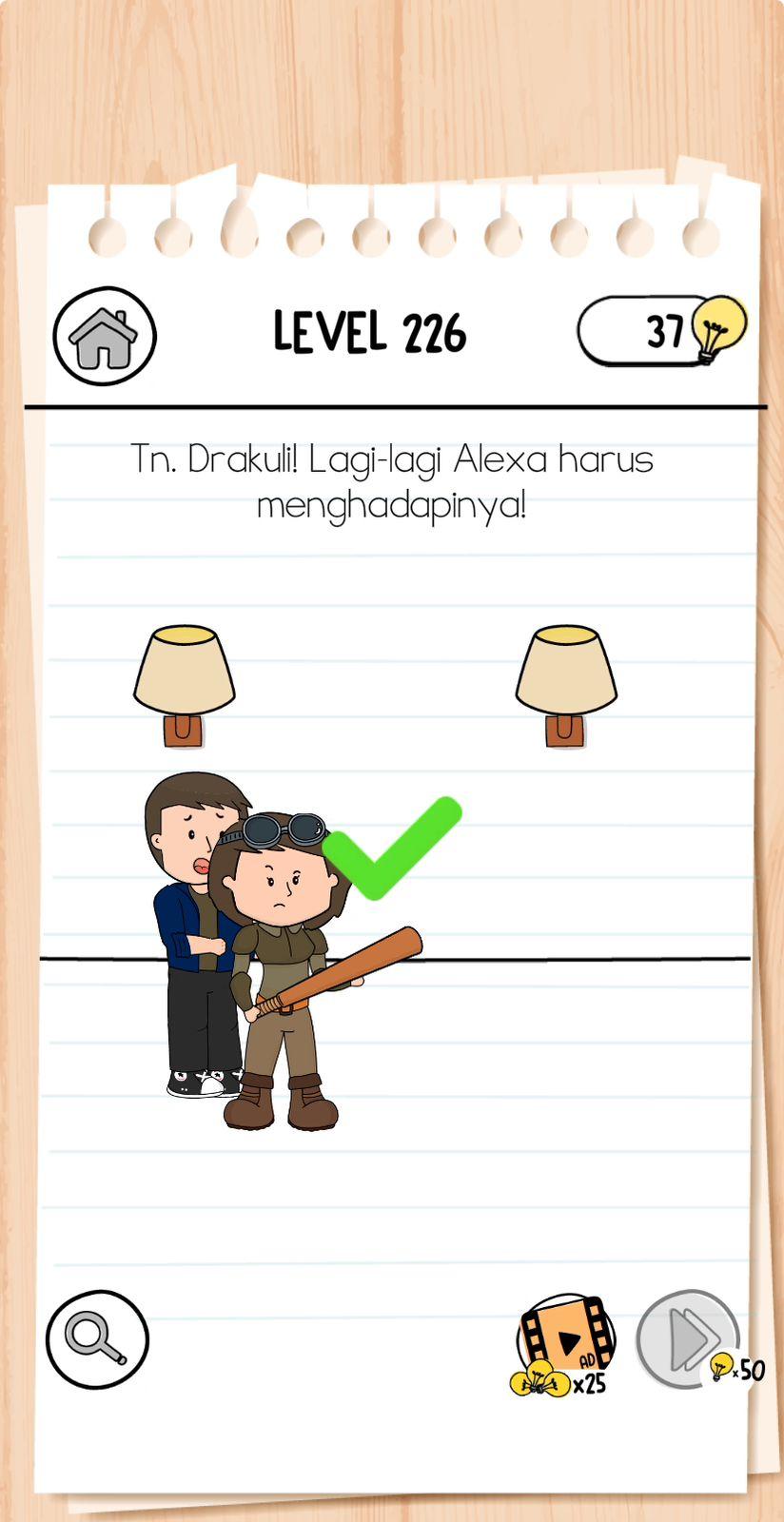 Kunci Jawaban Game Brain Test 3 Tricky Quest Level 223 224 225 226 227 ...