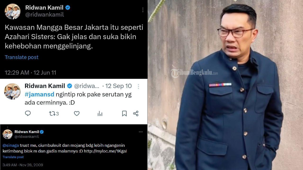 Ridwan Kamil Disebut Seksis, Twit-Twit Lama Kembali Tersebar ...