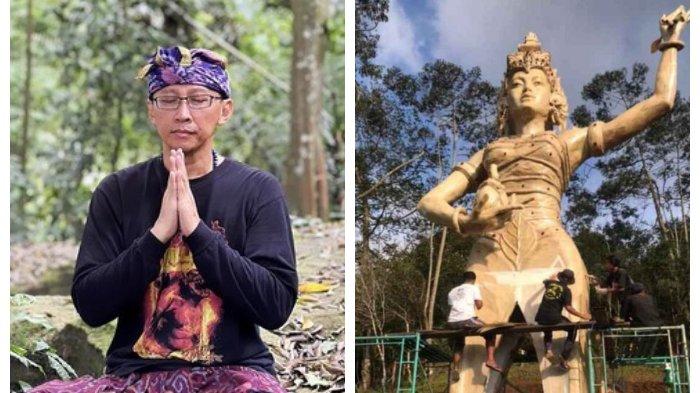 Patung Dewi Kencana di Puncak Bogor, Abu Janda Sanggah Ucapan Pak Kades ...
