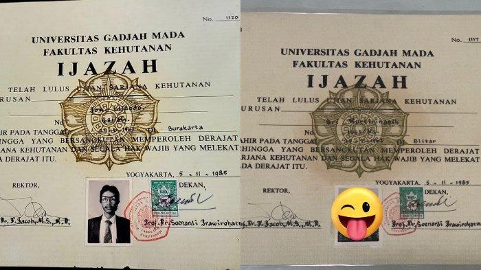 Heran dengan Roy Suryo, Alumni UGM Muncul Tunjukkan Ijazah Mirip Jokowi, Ternyata Wisuda Bareng ...