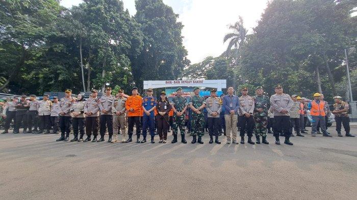 Kota Bogor Waspada Bencana, 300 Personel Gabungan Gelar Apel Siaga Bencana - Tribunnewsbogor.com