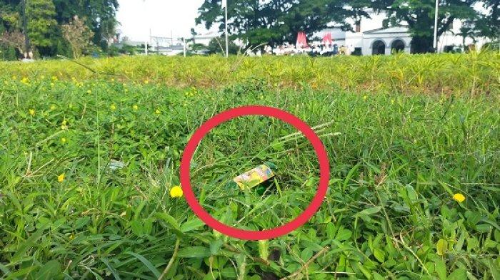 Alun-alun Kota Bogor Diduga Jadi Tempat Mabuk-mabukan, Botol Miras ...