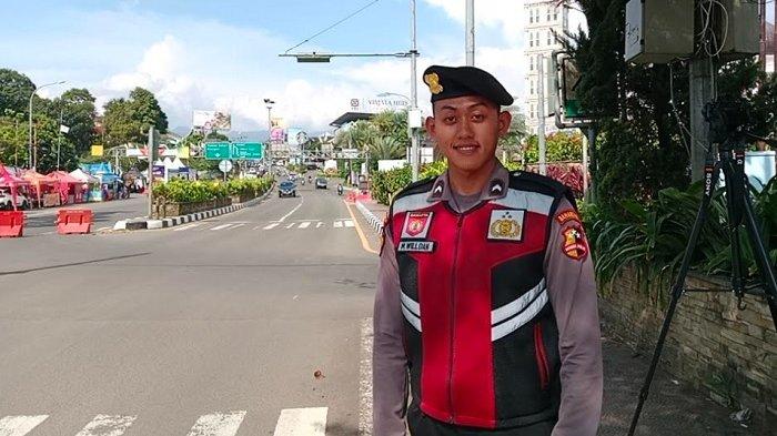Rela Tak Mudik Demi Menjalankan Tugas Negara, Bripda Muhammad Willdan ...
