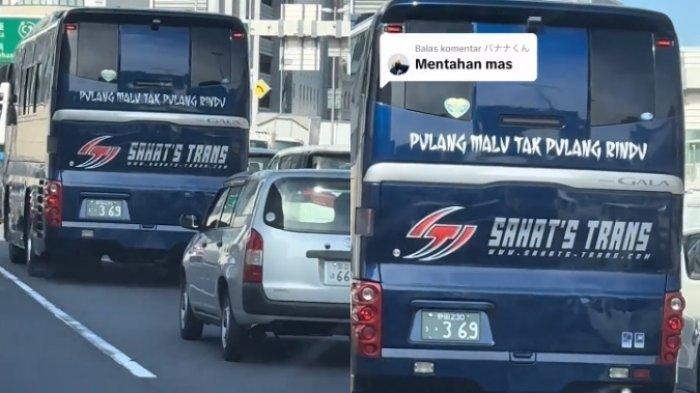 Tertular Tren di Indonesia, Bus di Jepang Ikut Ditempel Stiker Galau ...