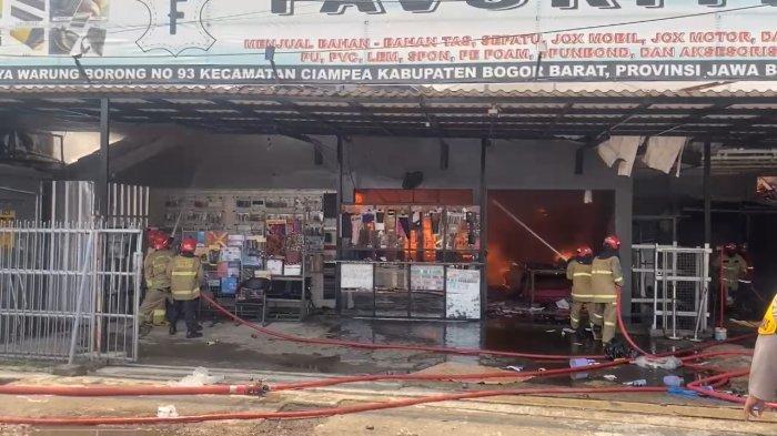 Update Kebakaran Kios di Ciampea Bogor, Kerugian Ditaksir Mencapai ...
