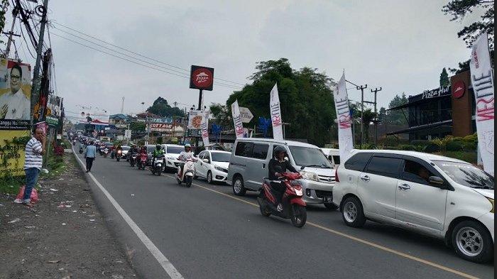 Jelang Berbuka Puasa, Jalur Puncak Bogor Macet Sore Ini - Tribunnewsbogor.com