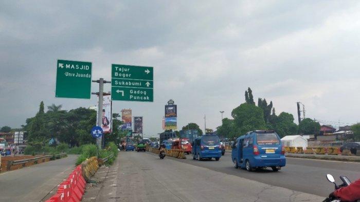 Dishub Terapkan Skenario Urai Kemacetan di Simpang Ciawi Bogor, Rambu ...