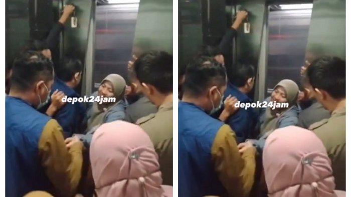 Detik-detik Menegangkan, Lift Balai Kota Depok Macet, Wanita Hamil Terjebak di Dalamnya ...