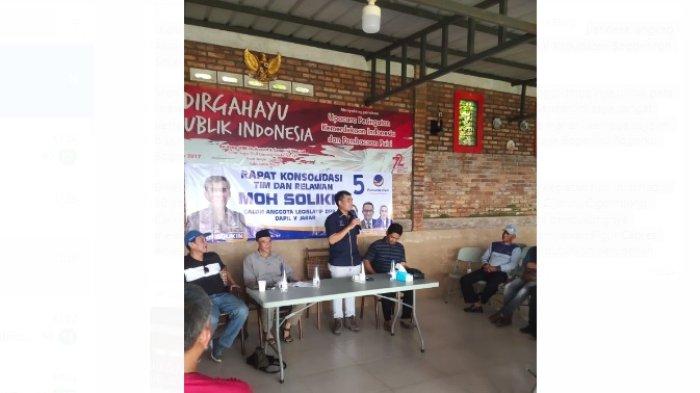 Relawan Pendukung Pemenangan Caleg Moh Solikin, Gelar Rapat Konsolidasi ...