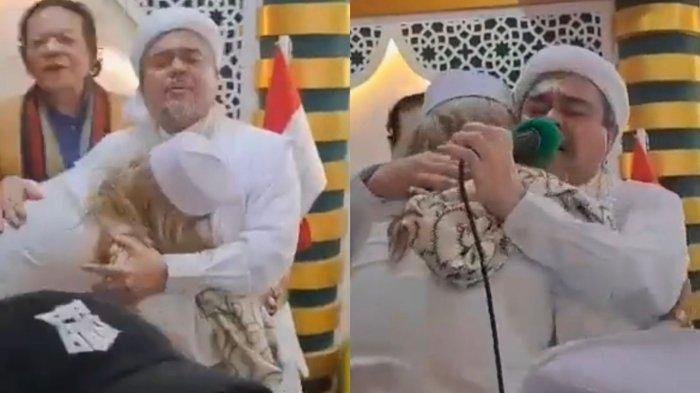 Merinding, Momen Habib Bahar Peluk Habib Rizieq Usai Bebas, Jamaah Kompak Ucap 'Allahu Akbar ...