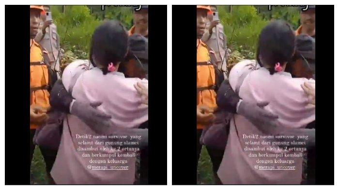Momen Haru Vio Kembali ke Pelukan Ibunya setelah Sempat Hilang 3 Hari di Gunung Slamet ...