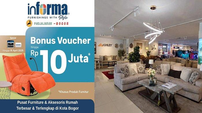 Kabar Baik! Informa Padjajaran 21 Bogor Hadirkan Promo Bonus Voucher ...