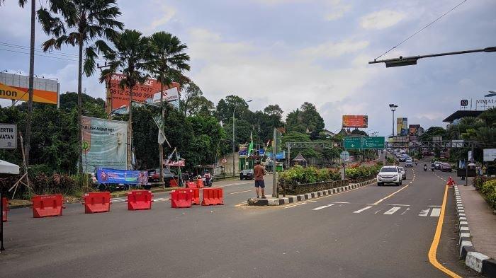 Arus Balik Wisatawan, Polisi Mulai Terapkan One Way Arah Jakarta di Jalan Raya Puncak Bogor ...