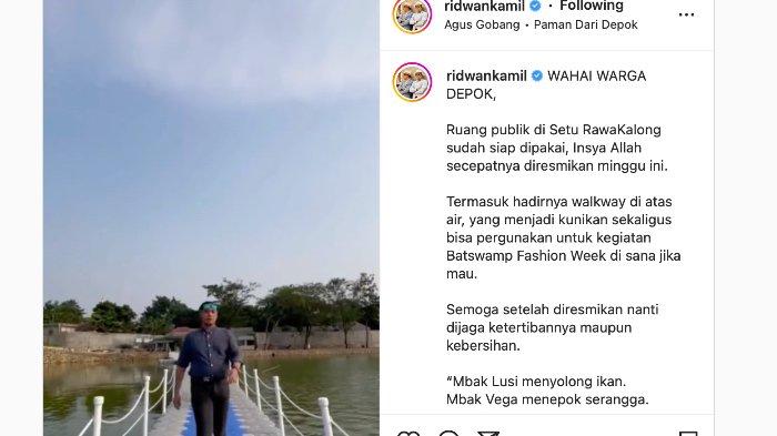 Ubah Setu Rawa Kalong di Depok Jadi Lokasi Citayam Fashion Week, Ridwan ...