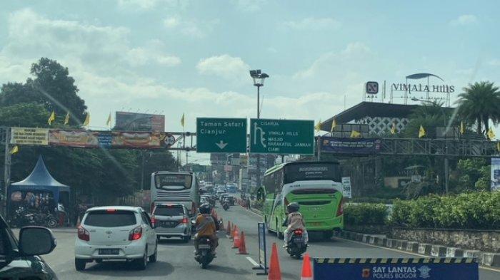 Libur Sekolah, Kawasan Puncak Bogor Diterapkan Ganjil Genap, Arus Lalu Lintas Pagi Ini Ramai ...