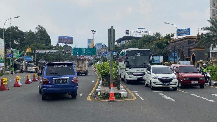 Setelah 8 Jam One Way, Lalu Lintas di Jalur Puncak Bogor Kini Normal Dua Arah - Tribunnewsbogor.com