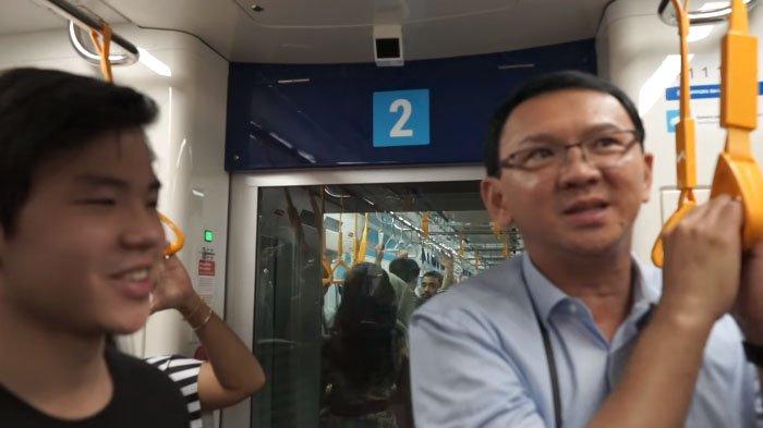 Ahok Diteriaki Warga dan Berebut Foto Saat Pertama Kali Naik MRT, BTP ...