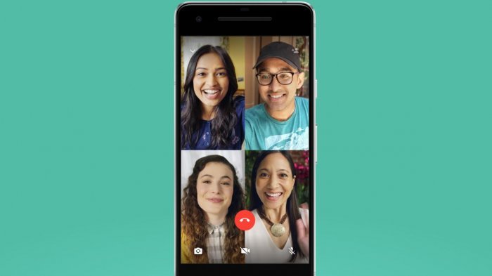 Ini Cara Mudah Video Call dengan 4 Orang Sekaligus di WhatsApp ...