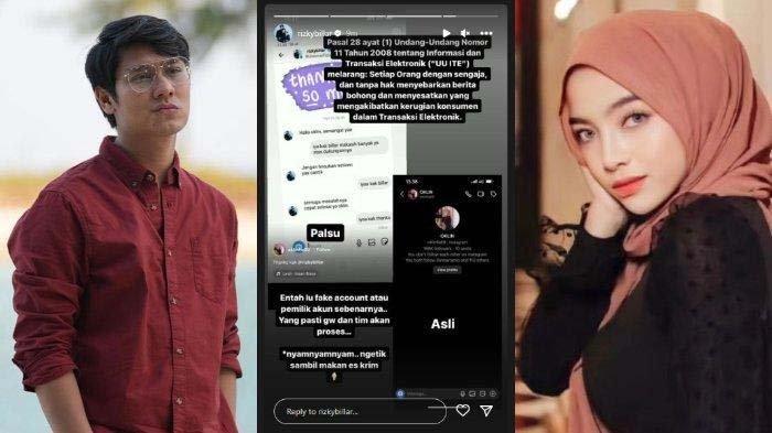 Kagetnya Rizky Billar Diisukan Kirim Chat ke Oklin Fia, Suami Lesti ...