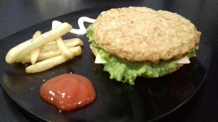 Burger Mie Ini Rasanya Yummy - Tribunnewsbogor.com