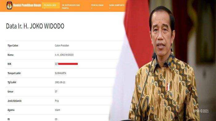 Data Pribadi Presiden Jokowi Bocor, NIK-nya Bisa Dipakai untuk Lihat ...