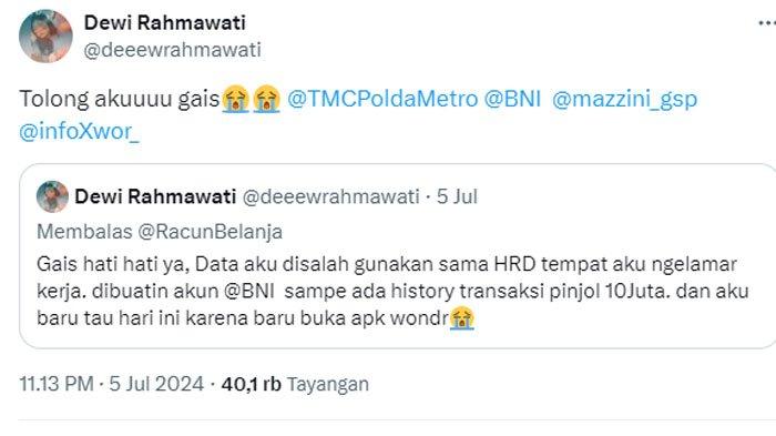 Data Pribadinya Dipakai HRD PT di Kota Bogor, Dewi Meradang: Saya Rasa Sekongkol ...