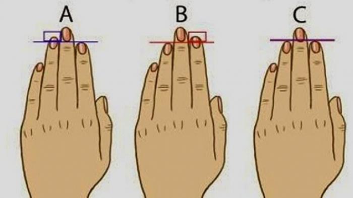 Tes Kepribadian : Mana yang Lebih Panjang, Telunjuk atau Jari Manis ...
