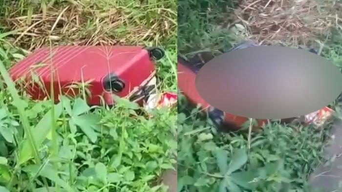 Detik-detik Penemuan Mayat dalam Koper Merah di Tenjo Bogor, Warga Syok Lihat Isinya: Ini Mah ...