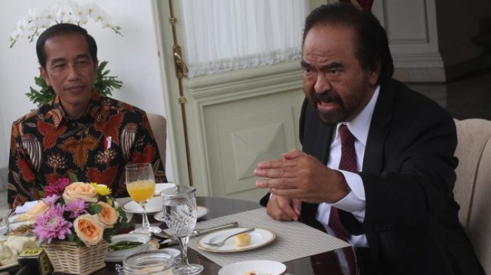 Bertemu Jokowi di Istana Merdeka Malam-malam, Obrolan Surya Paloh dan Presiden Bocor ...