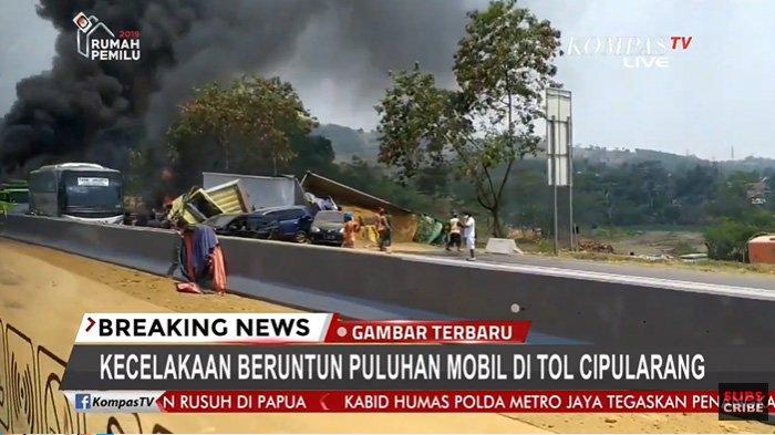 Kronologi Lengkap Kecelakaan di Tol Cipularang - 8 Orang Tewas, 3 Luka Berat, 25 Orang Luka ...