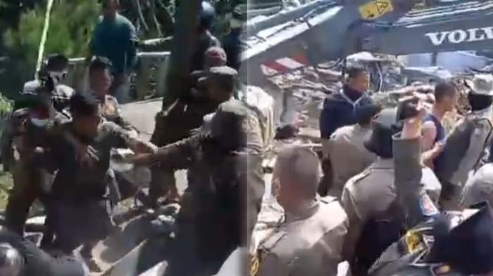 Terluka Gegara Ricuh dengan PKL Puncak Bogor, Anggota Satpol PP Kabupaten Bogor Lapor Polisi ...