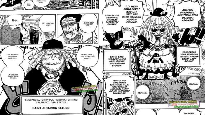 Baca Manga One Piece 1073, Dua Sosok Miss Buckingham Stussy Terungkap, Kru Bajak Laut Rocks dan ...