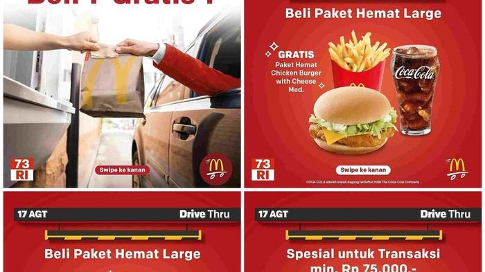 McDonalds Bagikan Promo Merdeka HUT RI Hingga 17 Agustus, Ini Syarat ...