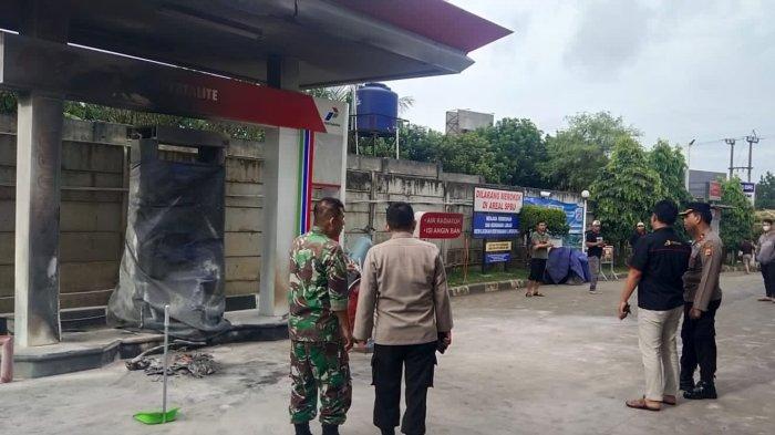 Mesin Pompa SPBU di Gunungsindur Terbakar, Dipicu Percikan Api dari ...
