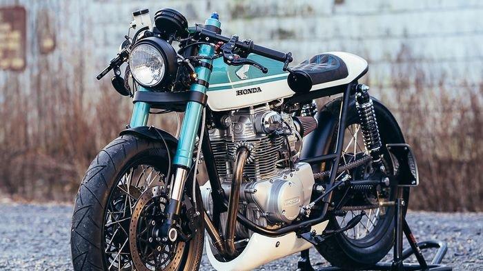 Ini Hasil Modifikasi Honda CB Oleh Tangan Mekanik Pesawat Terbang ...