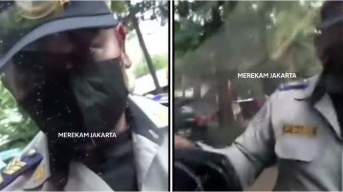 Viral Video Oknum Petugas Dishub DKI Rusak Kaca Spion Taksi Online ...