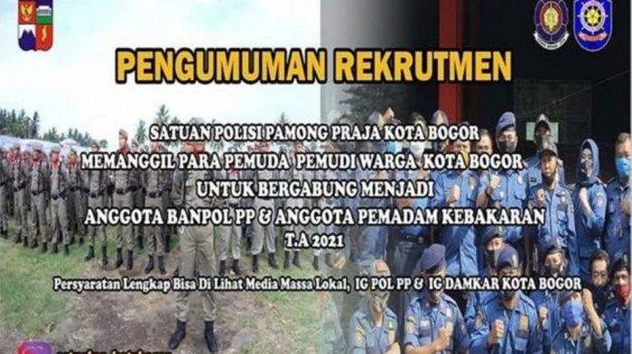 Dibutuhkan Hanya 57 Personel, Pendaftar PKWT Satpol PP dan Damkar Kota Bogor 3.593 Orang ...