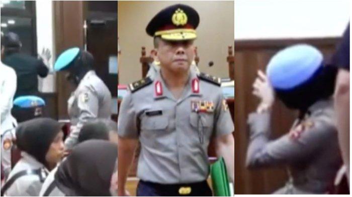 Ini Penampakan Wajah Polwan yang Usap Air Mata Saat Ferdy Sambo Dipecat ...