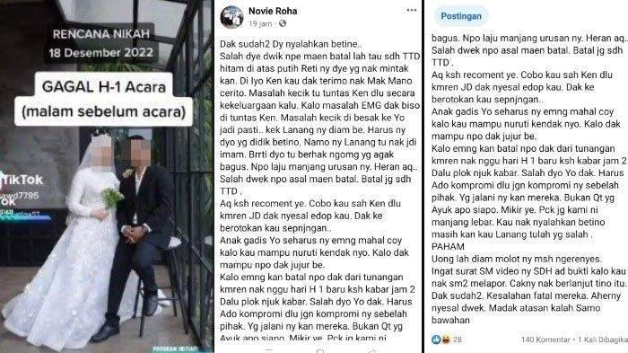 Viral Pria di Palembang Diusir karena Mahar Kurang Rp 700 Ribu ...