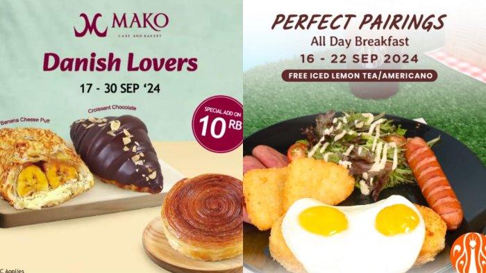 Promo Mako Bakery & JCO Sampai 30 September 2024, Ada Pastry Harga Rp ...